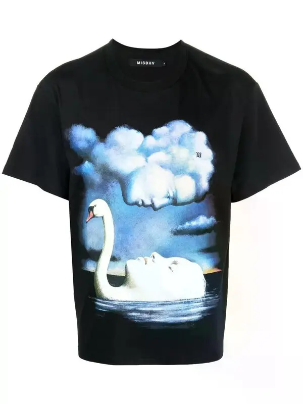 MISBHV Graphic Print Crew-neck T-shirt