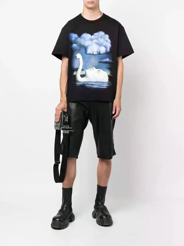 MISBHV Graphic Print Crew-neck T-shirt