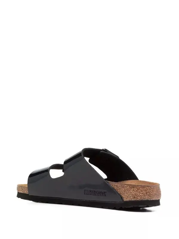 BIRKENSTOCK Arizona Patent Sandals - Black