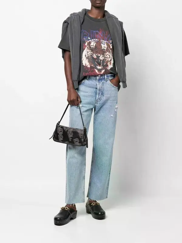 ANINE BING Gavin Mid-rise Straight Jeans