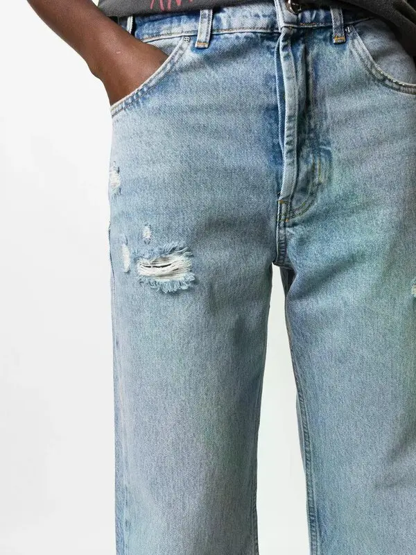 ANINE BING Gavin Mid-rise Straight Jeans