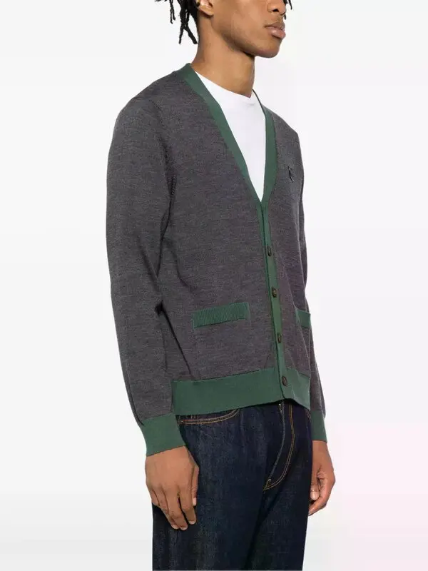 Maison Kitsuné Bold Fox Head Patch Cardigan