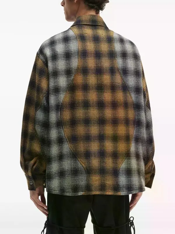 SONG FOR THE MUTE Tartan-pattern Shirt