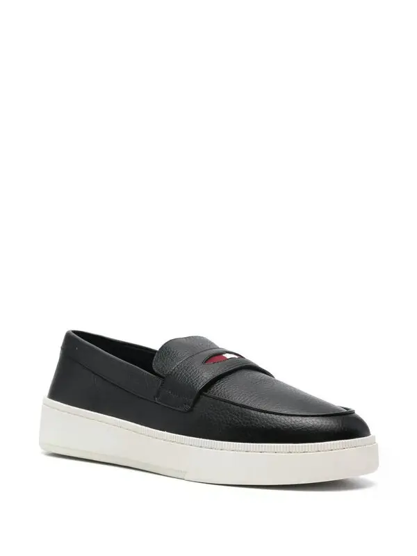 Bally Embossed-logo Calf Leather Loafers