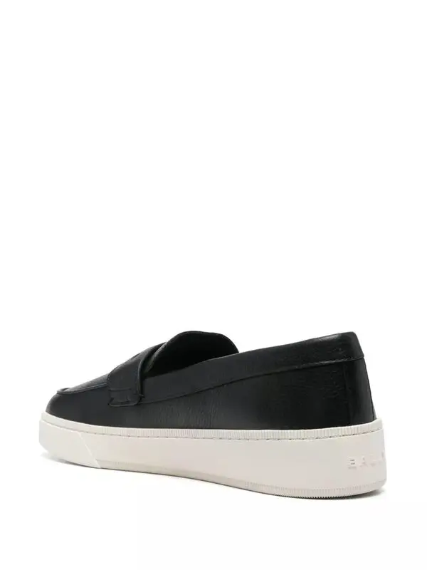 Bally Embossed-logo Calf Leather Loafers