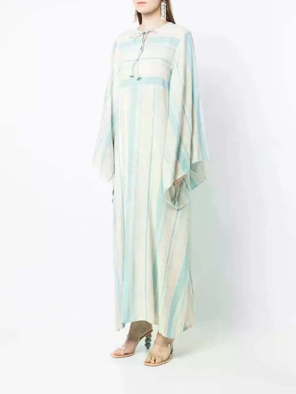 BAMBAH Striped Maxi Shirt Dress
