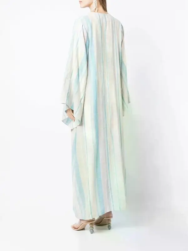 BAMBAH Striped Maxi Shirt Dress