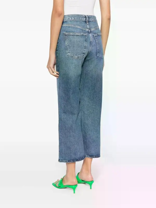 AGOLDE Harper Cropped Jeans - Blue