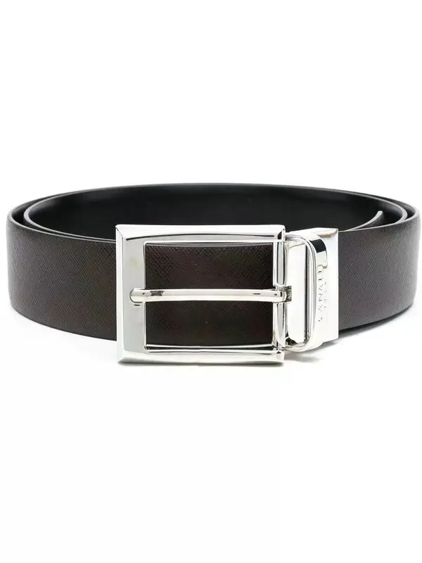 Canali Leather Belt - Brown