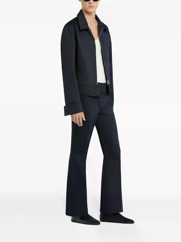 COURREGES Zip-up Jacket With Embroidered Logo