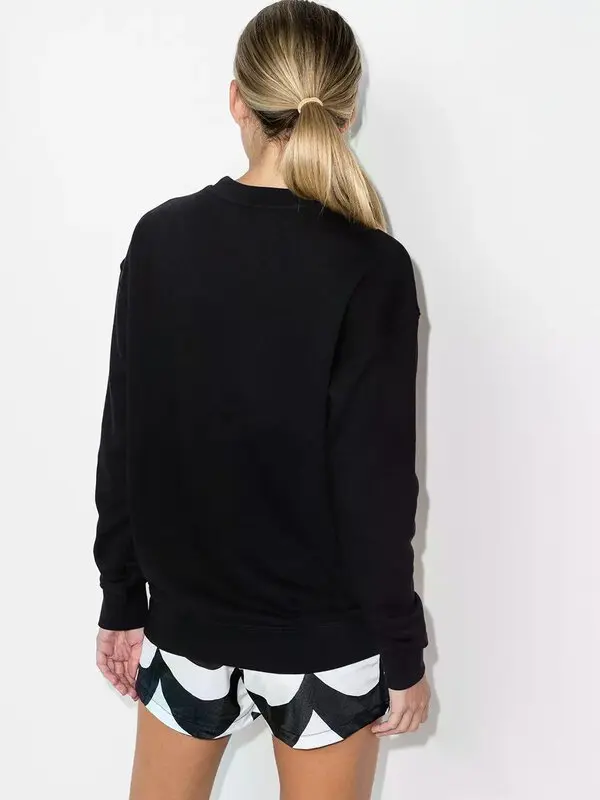 Adidas Logo Print Cotton Sweatshirt