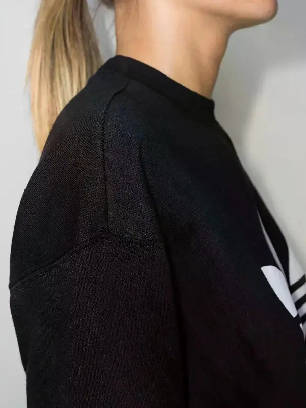 Adidas Logo Print Cotton Sweatshirt