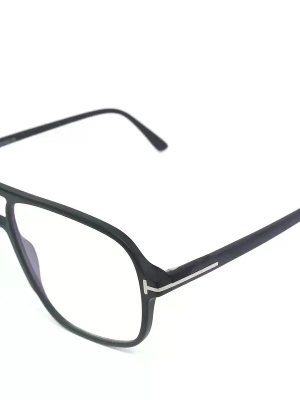 TOM FORD Ft5737-b Pilot-frame Glasses - Black