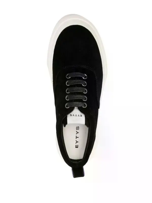 Eytys Suede Platform Sneakers - Black