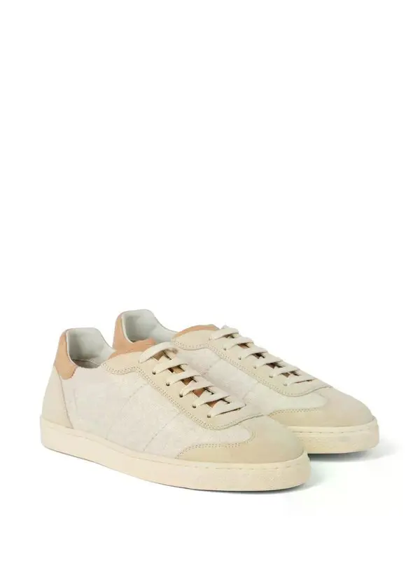 Brunello Cucinelli Knitted Sneakers - Neutrals