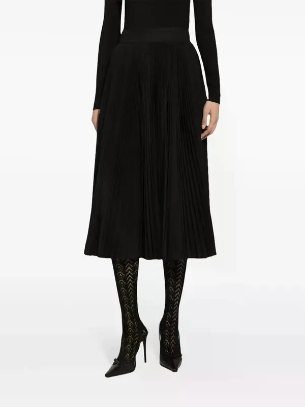 Dolce & Gabbana Pleated Knee-length Skirt