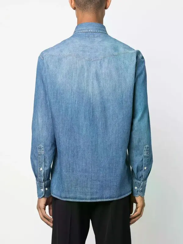 Brunello Cucinelli Button-up Cotton Denim Shirt