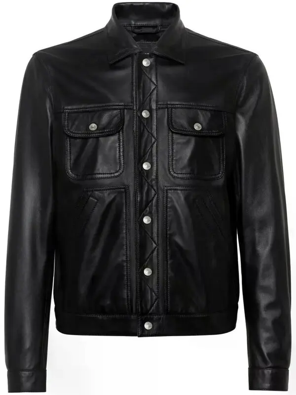 Dsquared2 Biker Leather Jacket