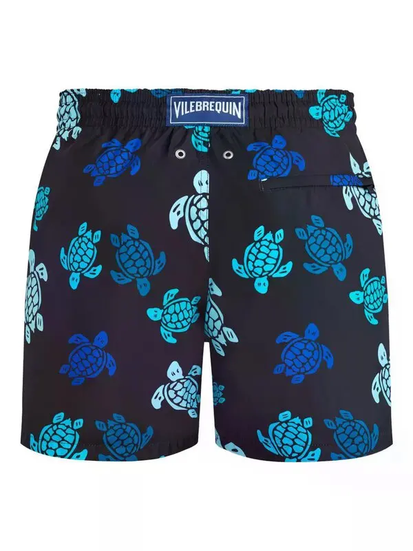 Vilebrequin Tortues Swim Shorts - Black
