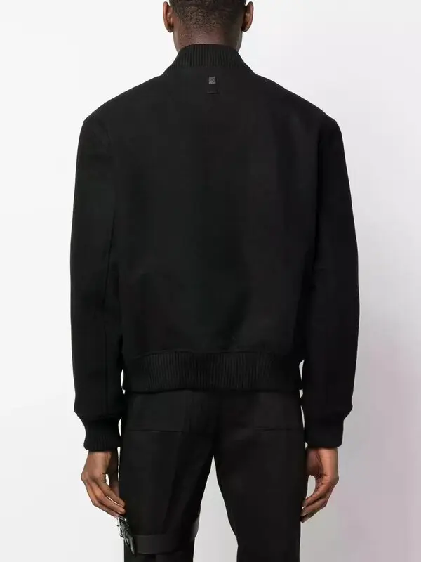 1017 Alyx 9sm Leather-logo Bomber Jacket
