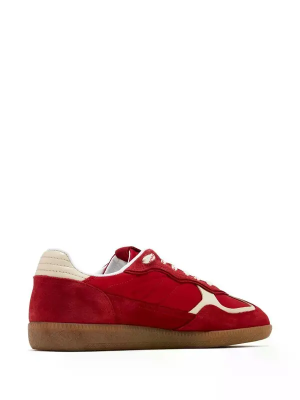 ALOHAS Suede And Nylon Low-top Trainers - Red