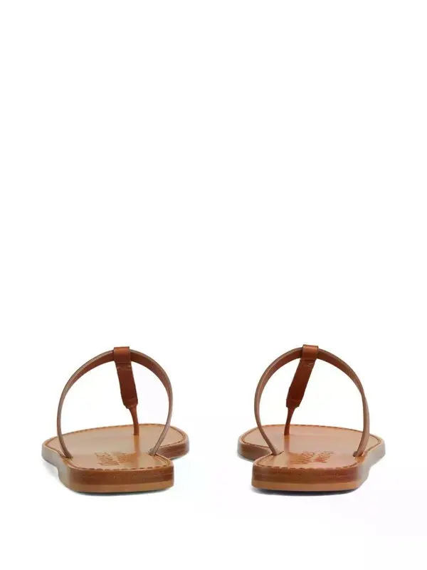Dsquared2 Leather Thong Sandals
