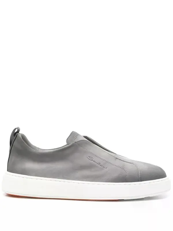 Santoni Victory Slip-on Sneakers - Grey