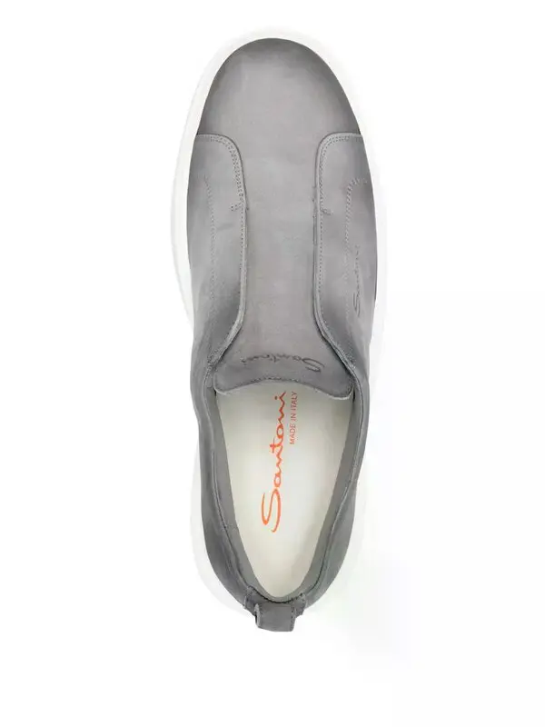 Santoni Victory Slip-on Sneakers - Grey