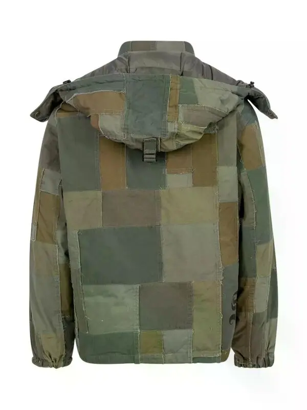 Supreme X Junya Watanabe Patchwork Hooded Jacket - Green