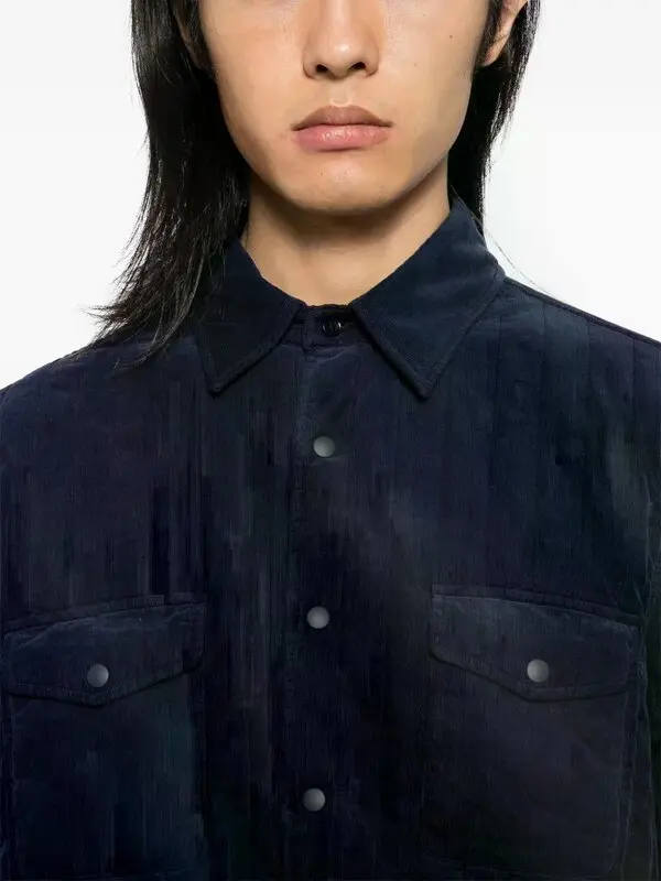 Aspesi Padded Velvet Shirt Jacket