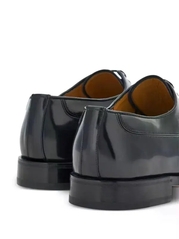 FERRAGAMO Polished Leather Oxford Shoes