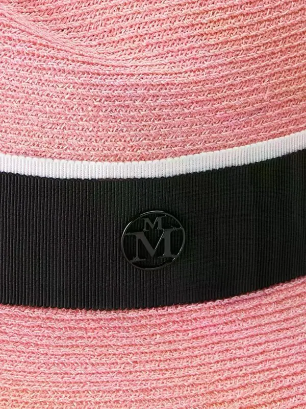 MAISON MICHEL Virginie Straw Fedora Hat