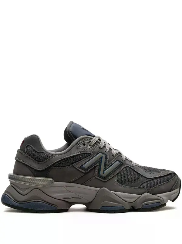 NEW BALANCE 9060 Panelled Suede Sneakers - Grey