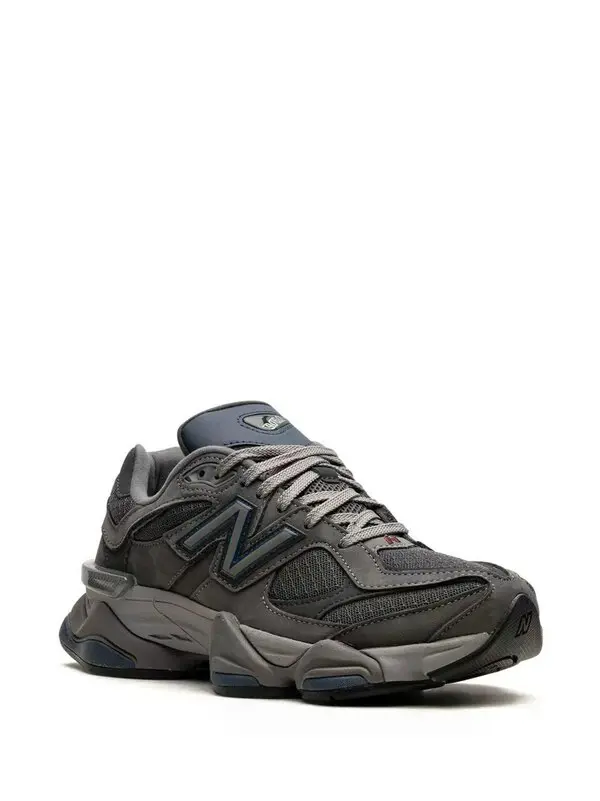 NEW BALANCE 9060 Panelled Suede Sneakers - Grey
