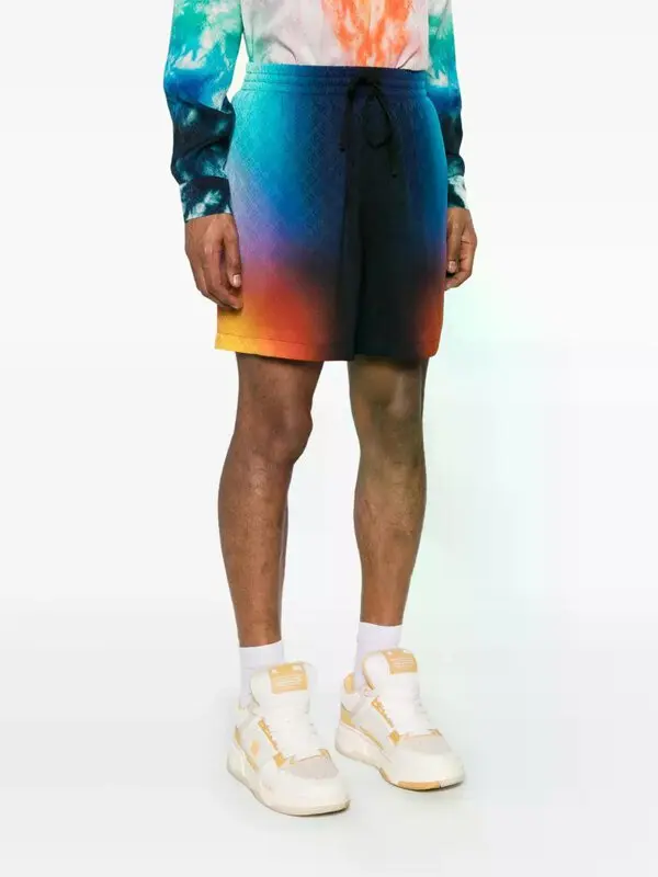 Casablanca Gradient Silk Shorts