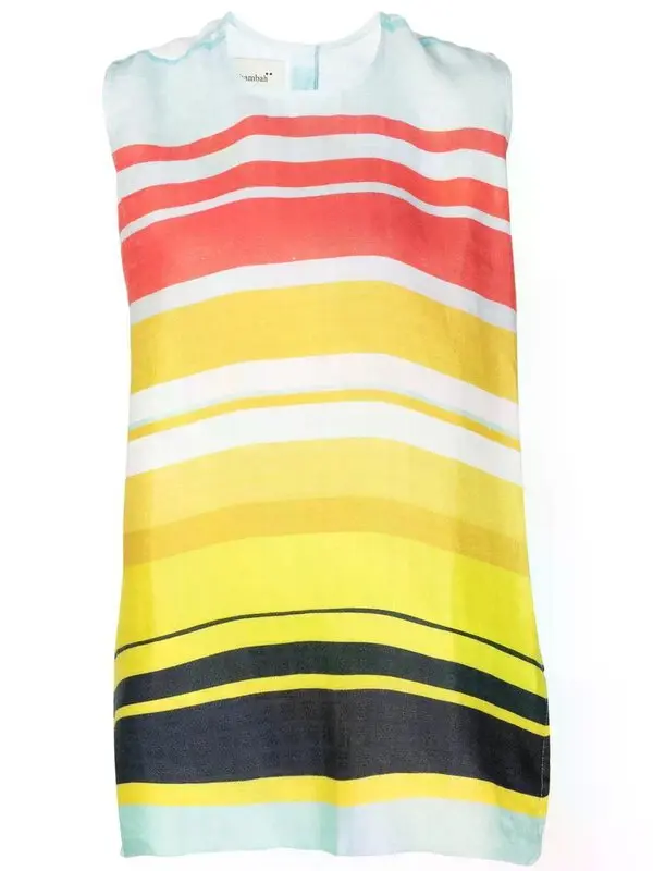 BAMBAH Striped Sleeveless Tunic - Multicolour