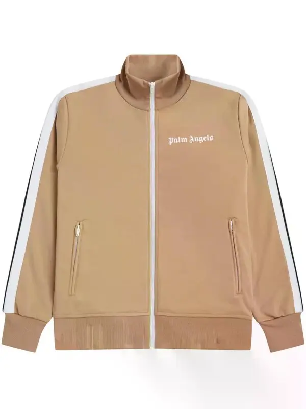 Palm Angels Logo-print Track Jacket - Neutrals