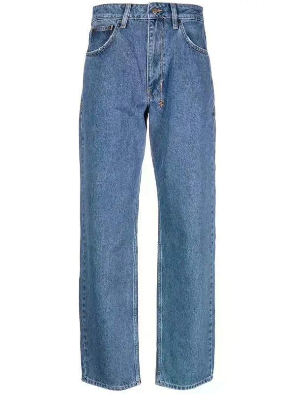 Ksubi Brooklyn Heritage Mid-rise Straight-leg Jeans - Blue