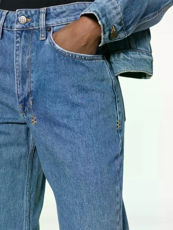Ksubi Brooklyn Heritage Mid-rise Straight-leg Jeans