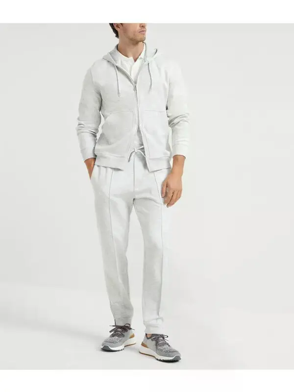 Brunello Cucinelli Drawstring Track Pants - Grey