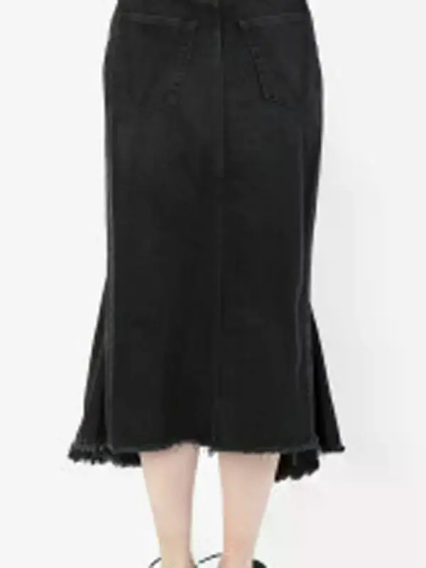 Vetements Denim Midi Skirt