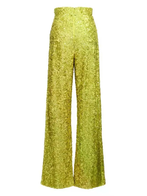 Ermanno Scervino Sequined Wide-leg Trousers