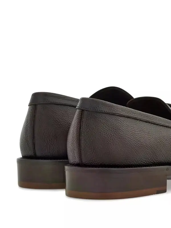 FERRAGAMO Gancini Plaque Loafers