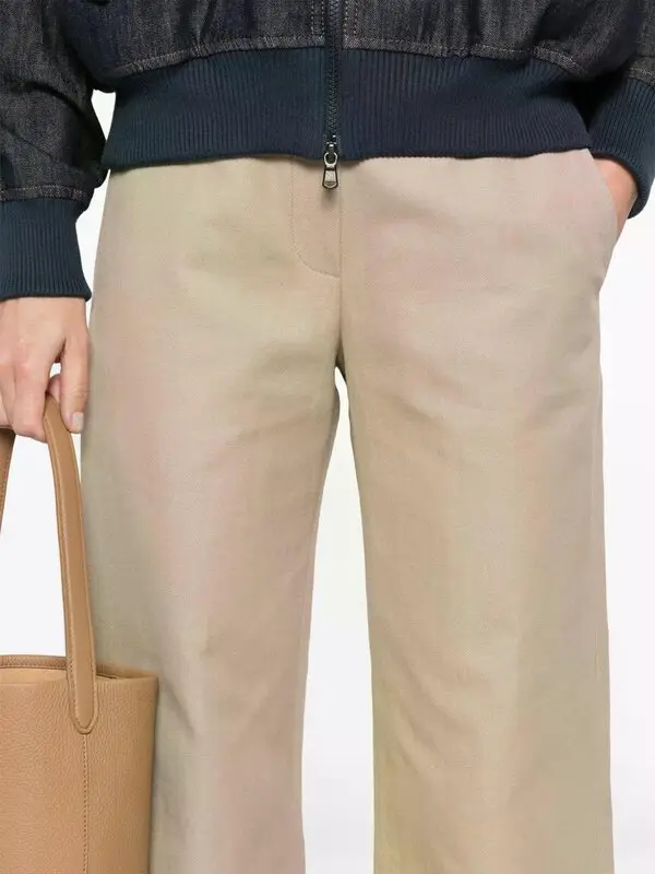 Brunello Cucinelli Twill-weave Trousers