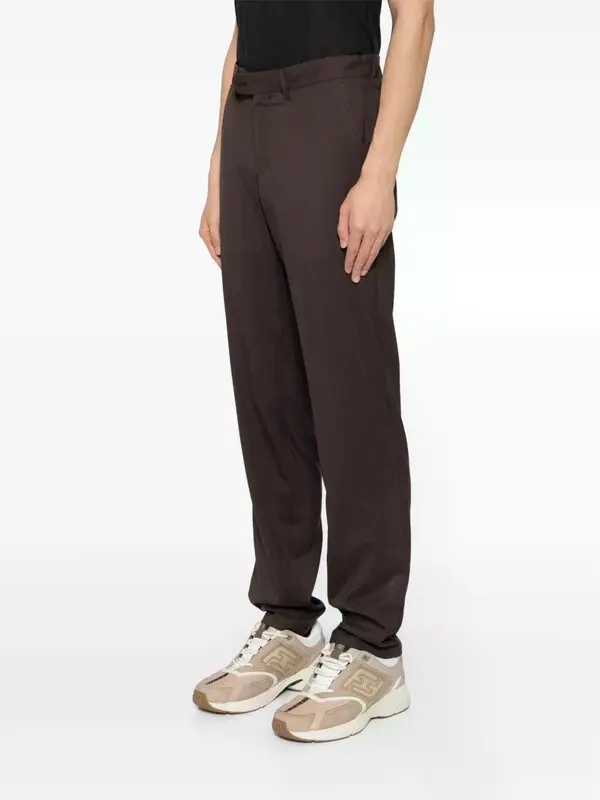 Fedeli Virgin-wool Straight-leg Trousers