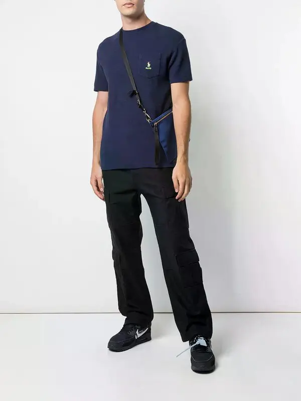 PALACE X Ralph Lauren Waffle Pocket Tee - Blue