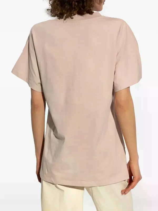 Moncler Embroidered Cursive Logo T-shirt