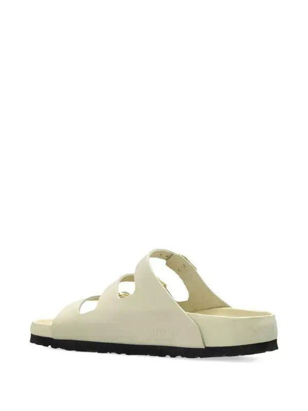 BIRKENSTOCK Florida Triple-buckle Slide Sandals - Neutrals