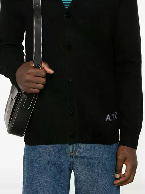 A.p.c. Kenny Cardigan In Virgin Wool
