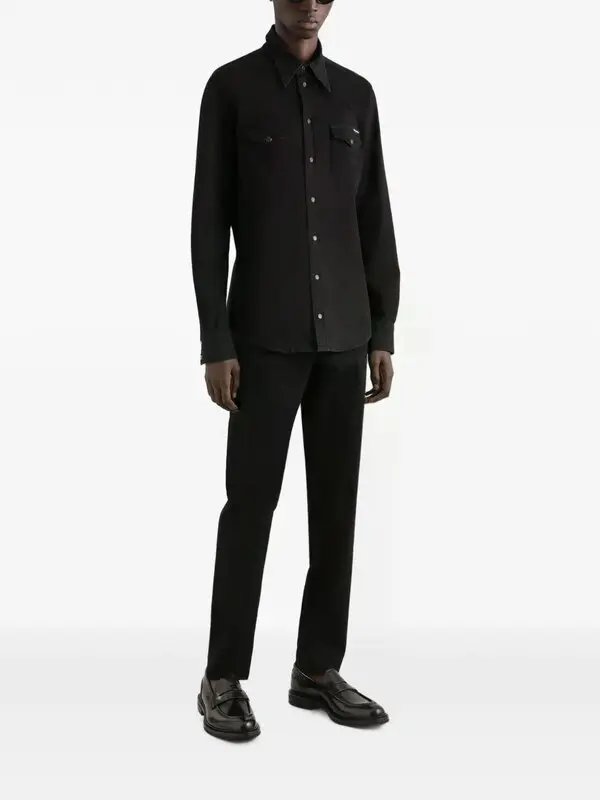 Dolce & Gabbana Logo-plaque Slim-fit Jeans